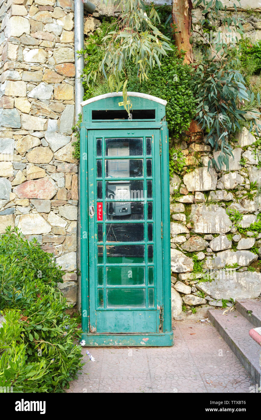 Old phone box Stock Photo - Alamy