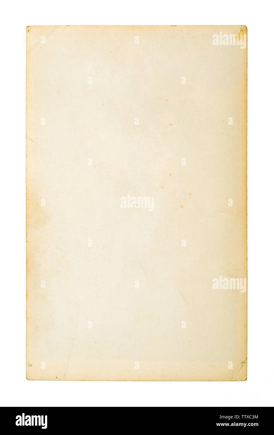 Old paper on white background Stock Photo - Alamy