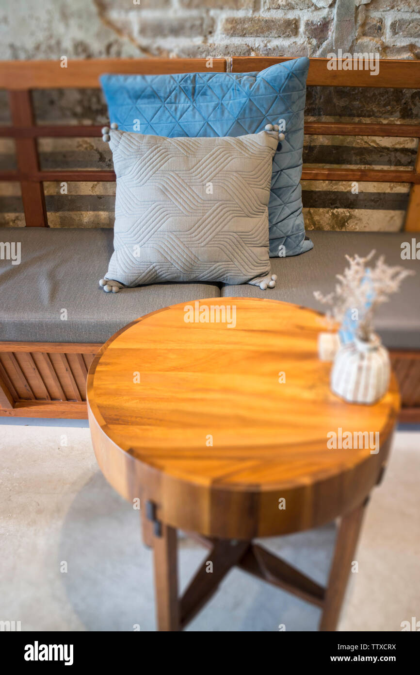 Modern coffee shop seat interior, stock photo Stock Photo - Alamy