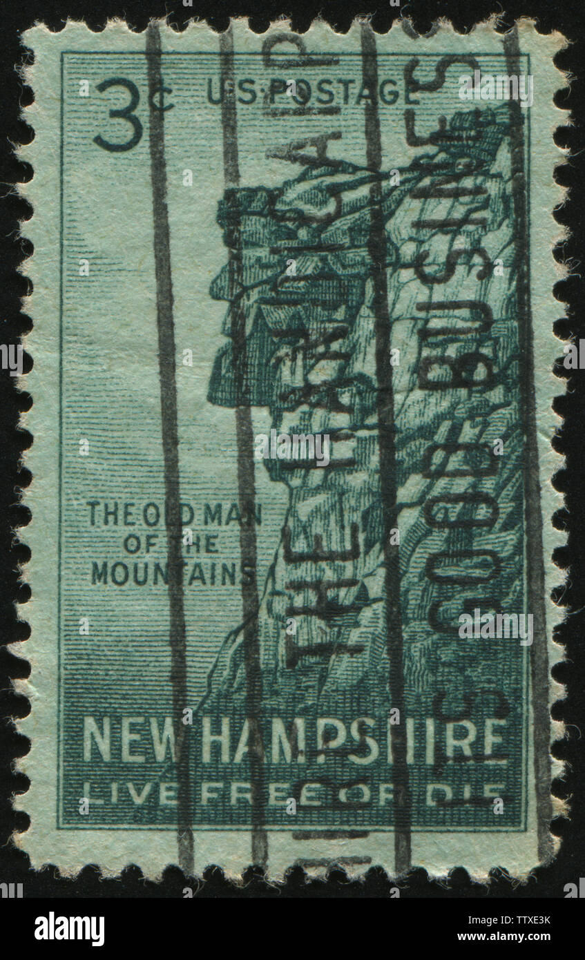 UNITED STATES - CIRCA 1955: stamp printed by United states, shows Great ...