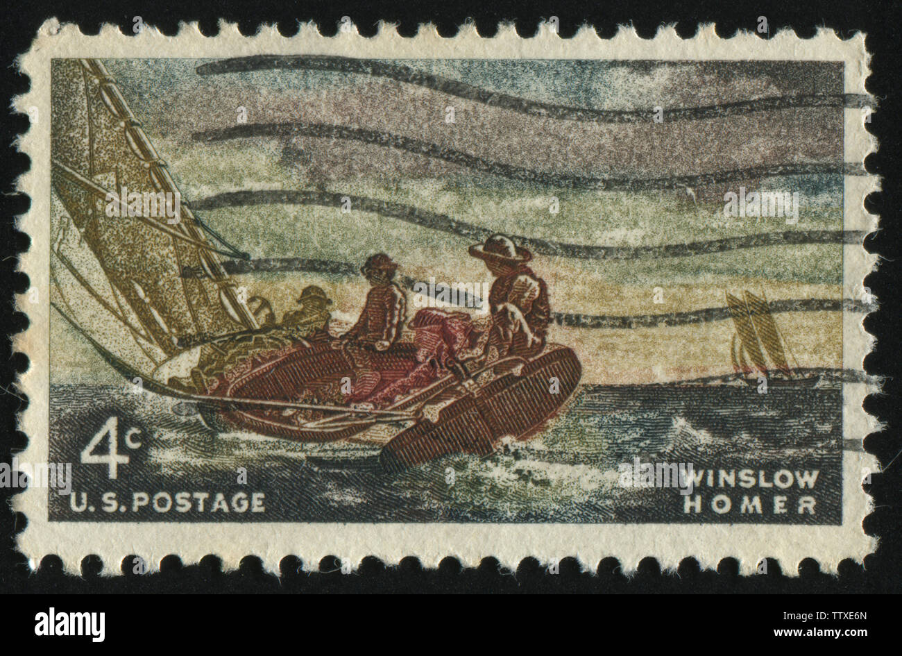 UNITED STATES - CIRCA 1962: stamp printed by United states, shows ...