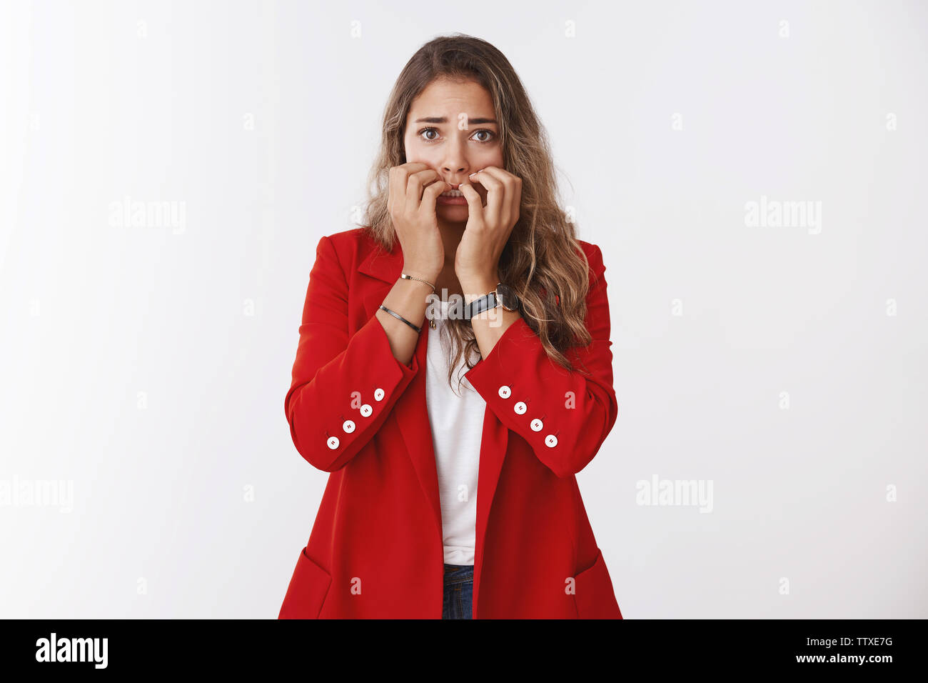 Shaking fear hi-res stock photography and images - Alamy