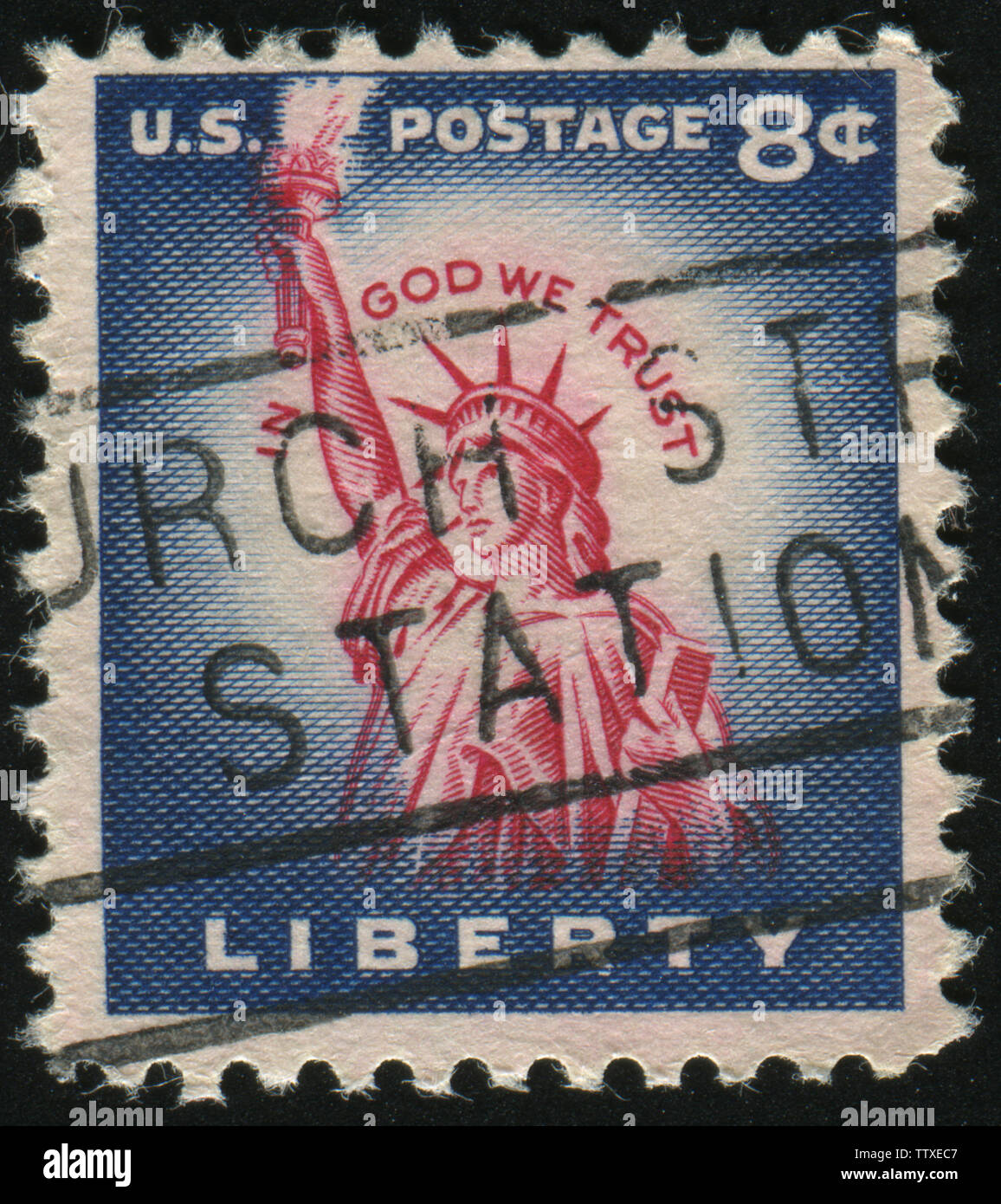UNITED STATES - CIRCA 1954: stamp printed by United states, shows ...