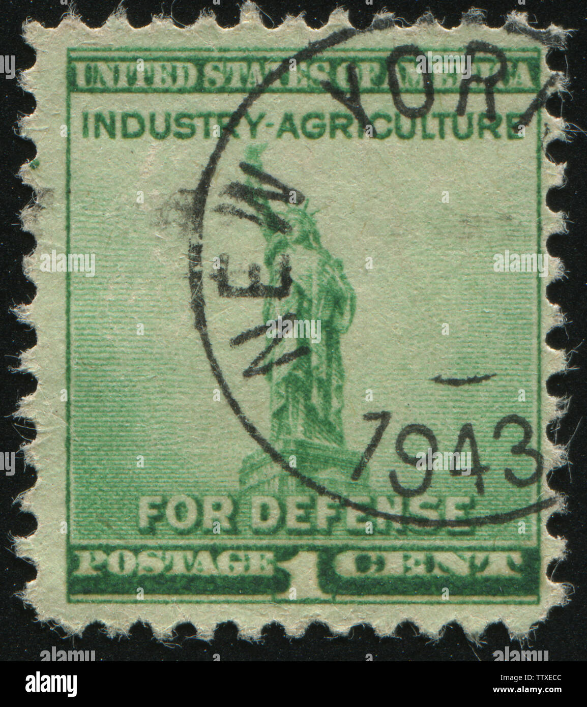 UNITED STATES - CIRCA 1940: stamp printed by United states, shows ...