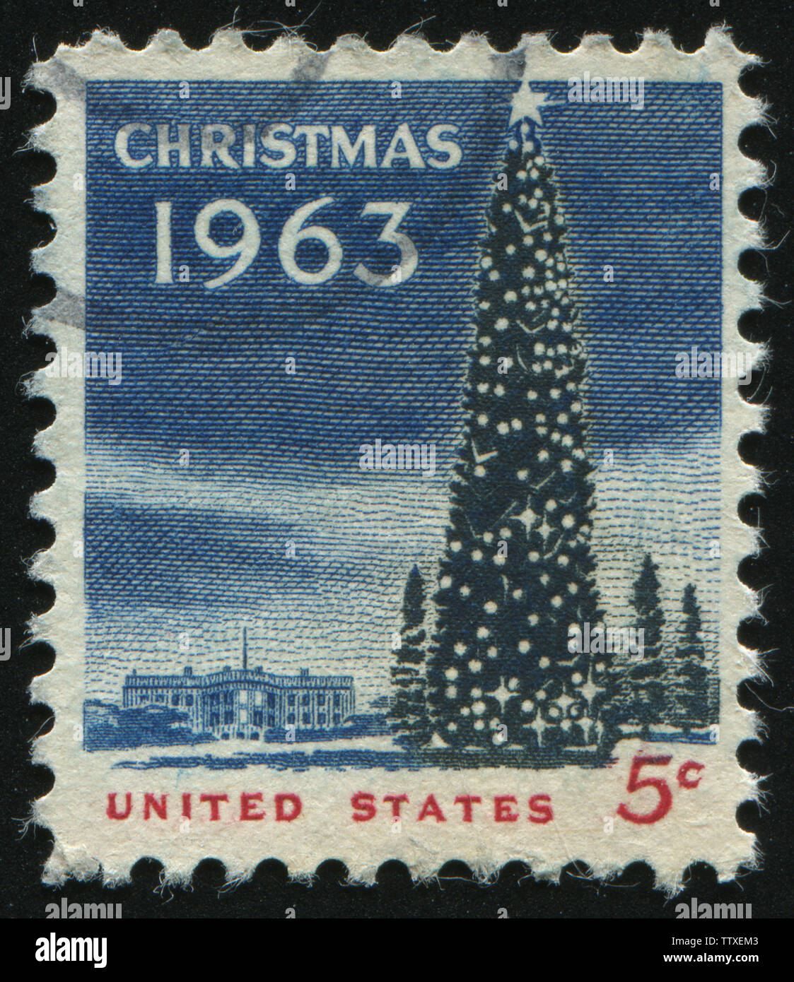 UNITED STATES - CIRCA 1963: stamp printed by United states, shows Natl ...