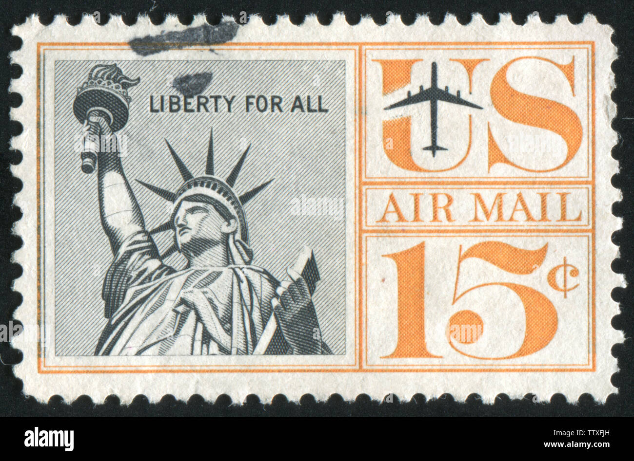 UNITED STATES - CIRCA 1959: stamp printed by United states, Statue of ...