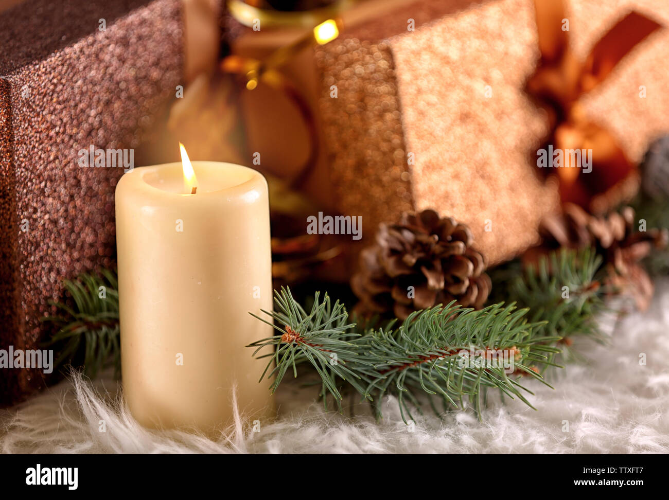 Silver candle boxes hi-res stock photography and images - Alamy