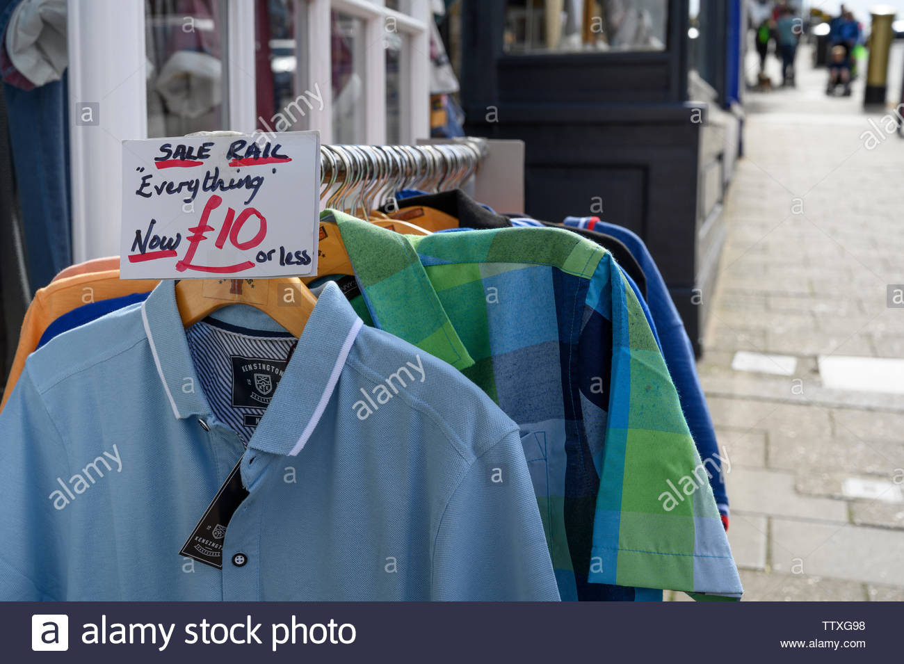 Rail Of Clothes High Resolution Stock Photography and Images - Alamy