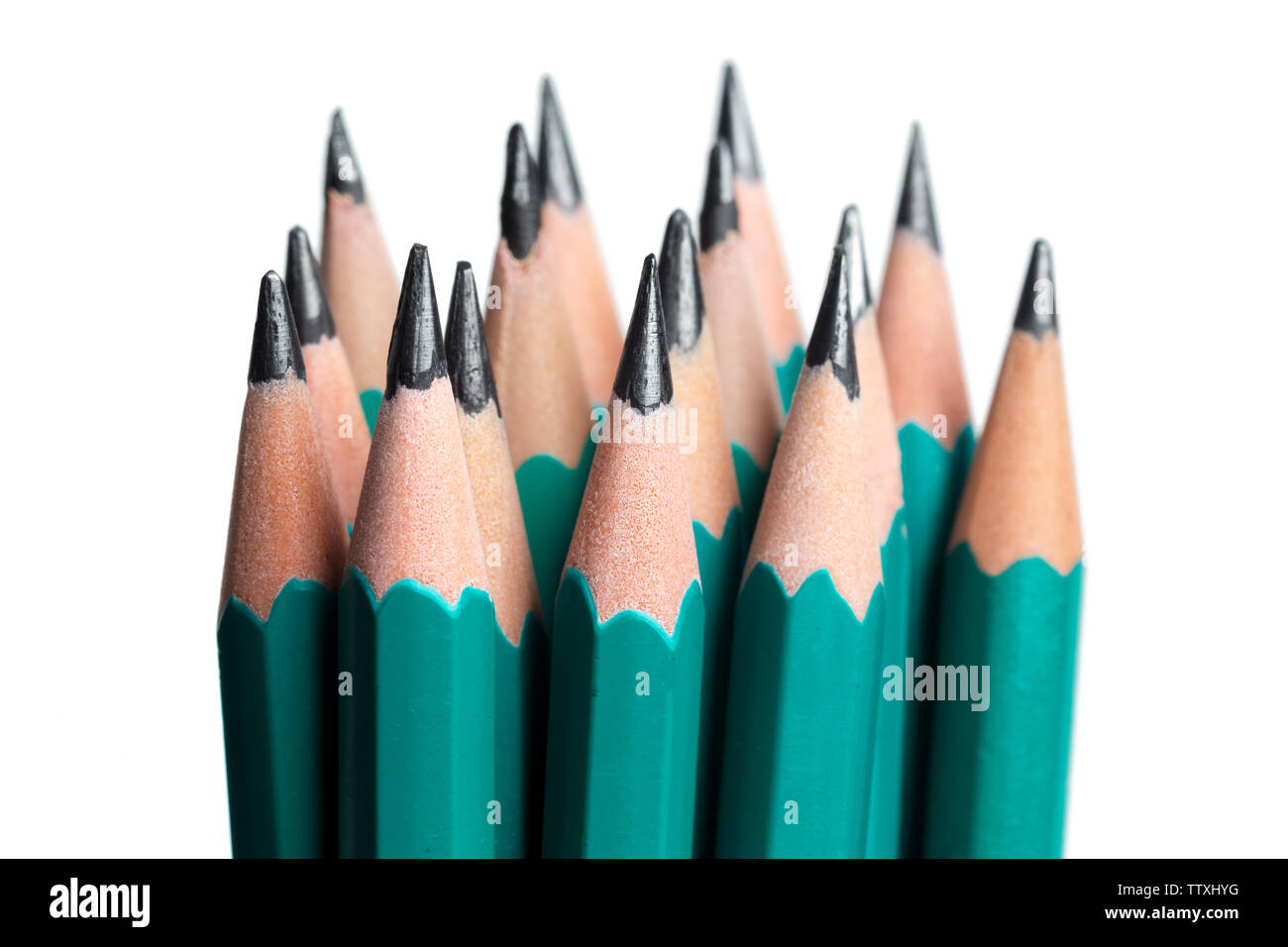 Pile of pencils Stock Photo - Alamy
