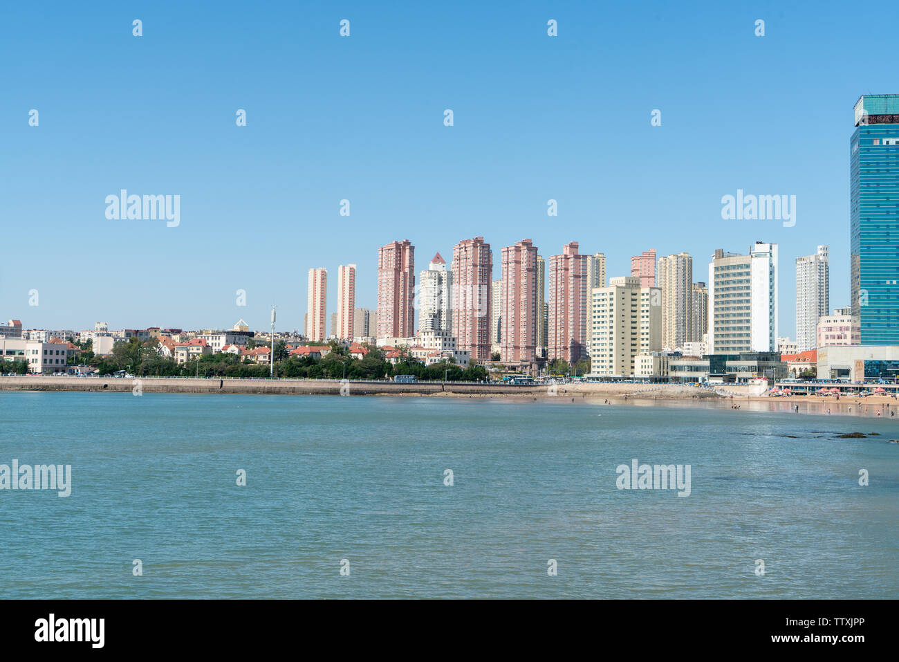 Scenery of Qingdao trestle scenic spot in Shandong Province Stock Photo ...