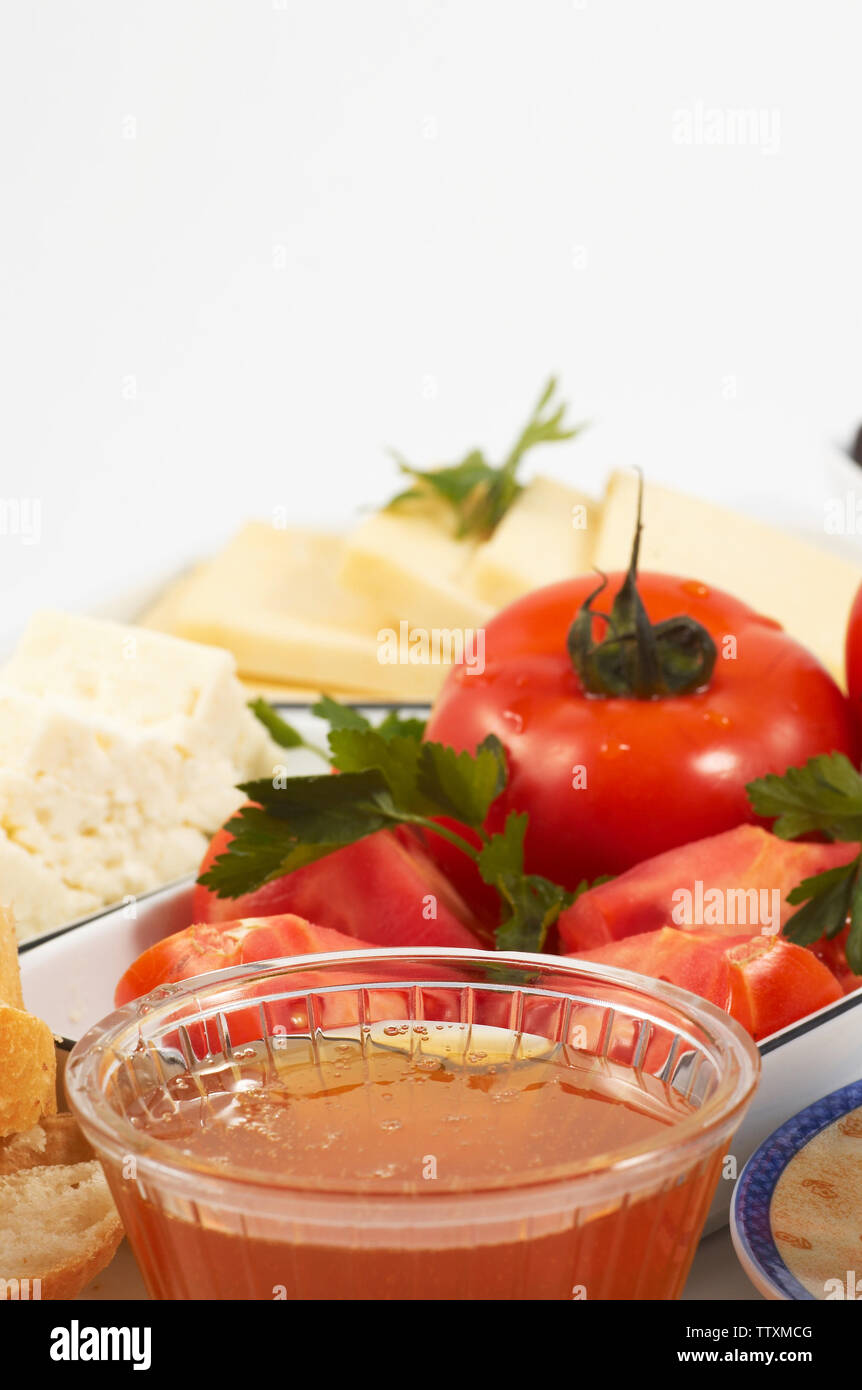 traditional breakfast set for food concept Stock Photo - Alamy