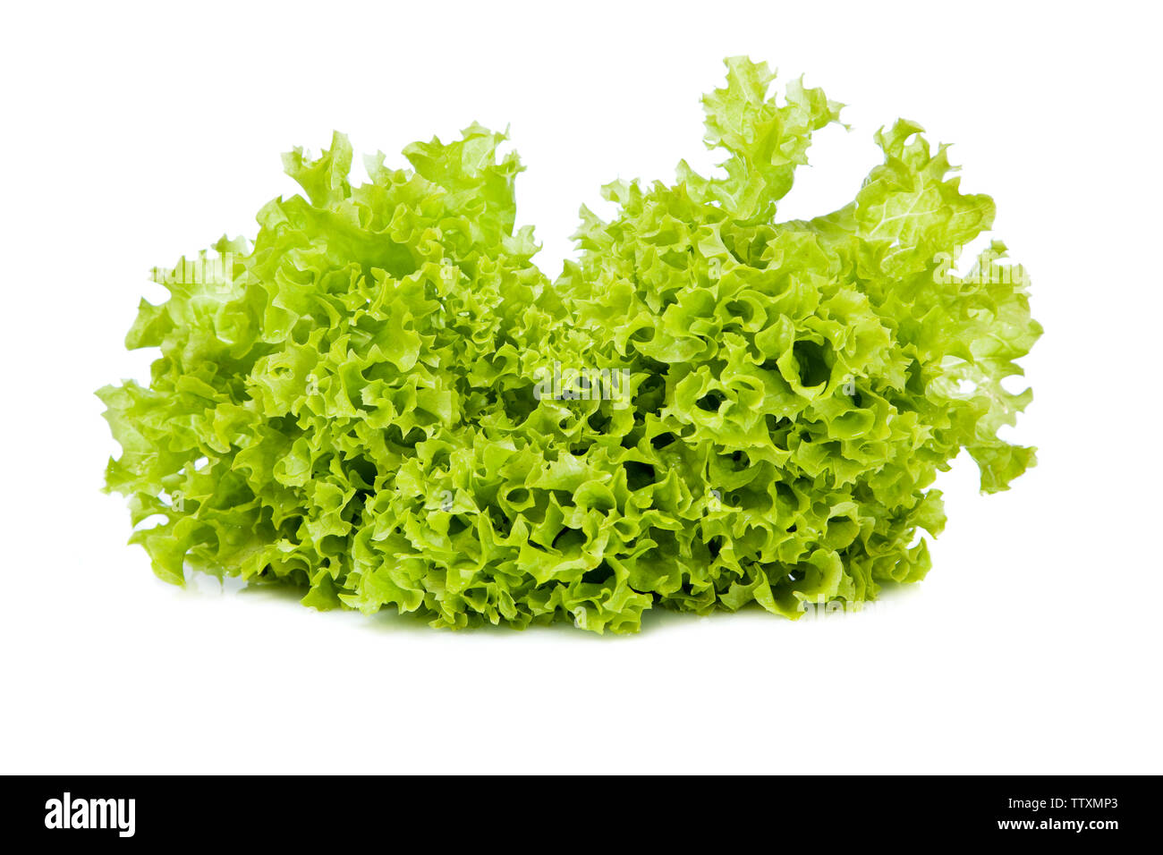 beautiful and refreshing lettuce on white Stock Photo - Alamy
