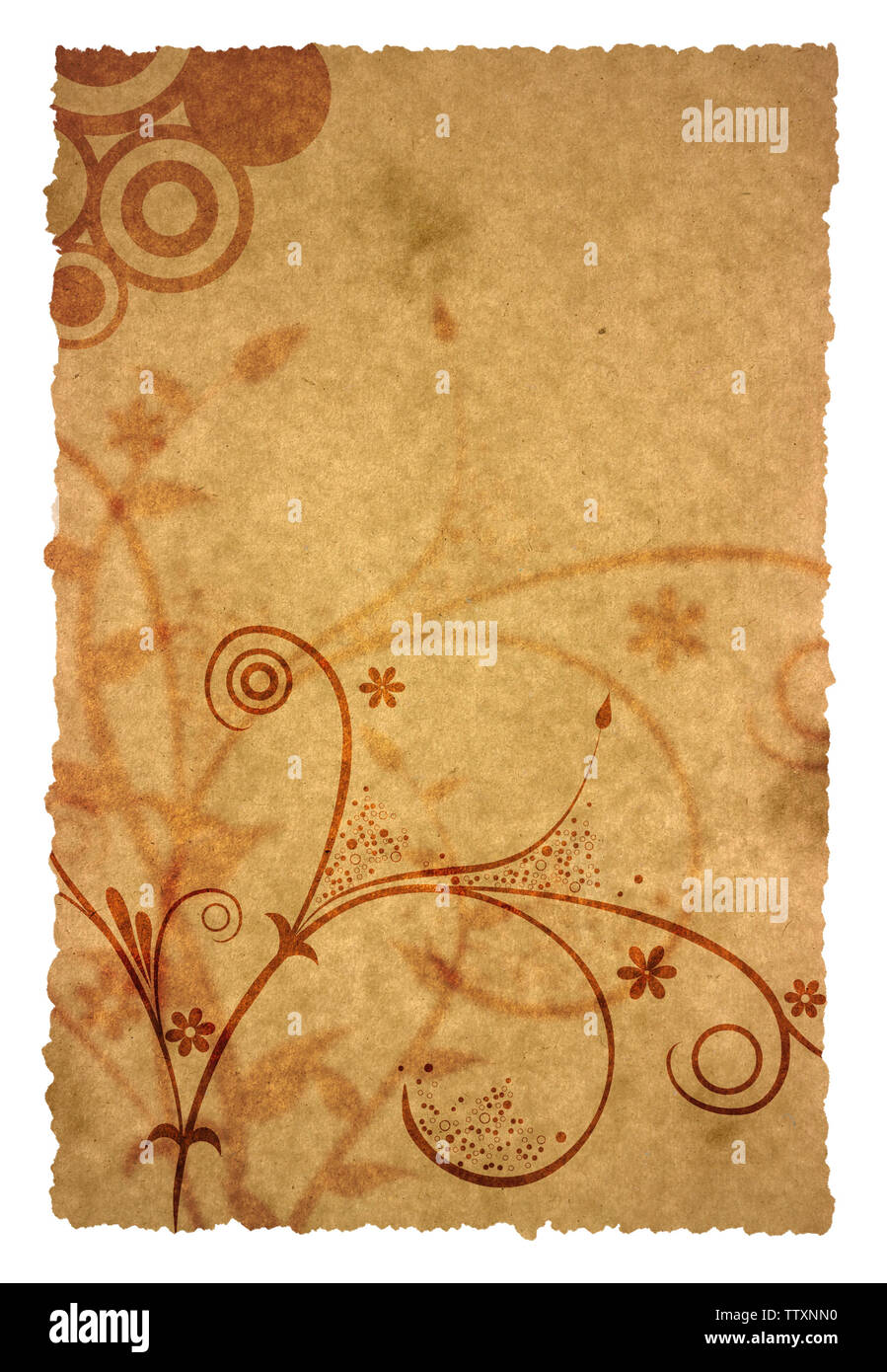 old page background with ornament design Stock Photo - Alamy