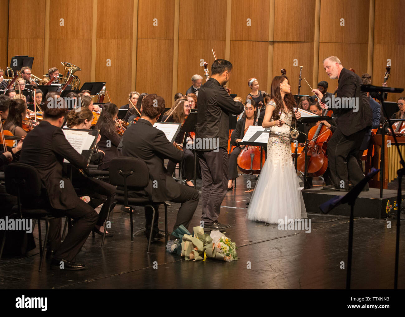 Erhu and violin ensemble Stock Photo - Alamy