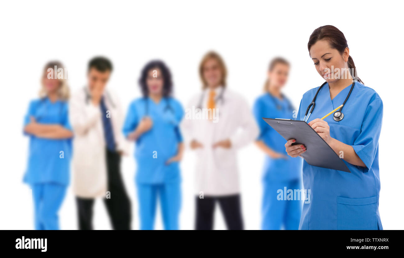 medical teamwork concept with a team of doctors Stock Photo - Alamy