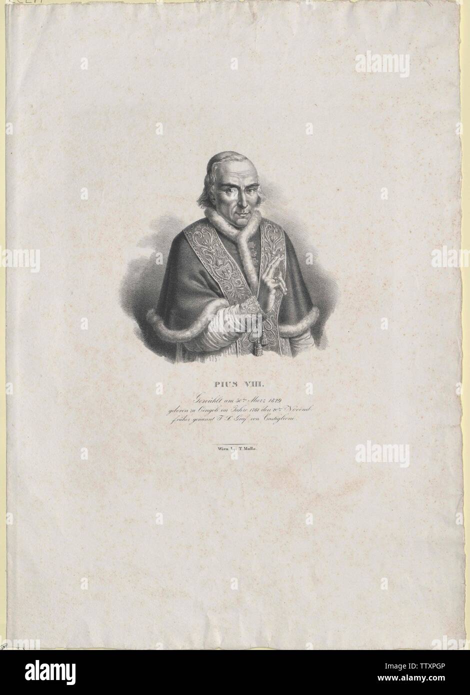 Pius viii hi-res stock photography and images - Alamy