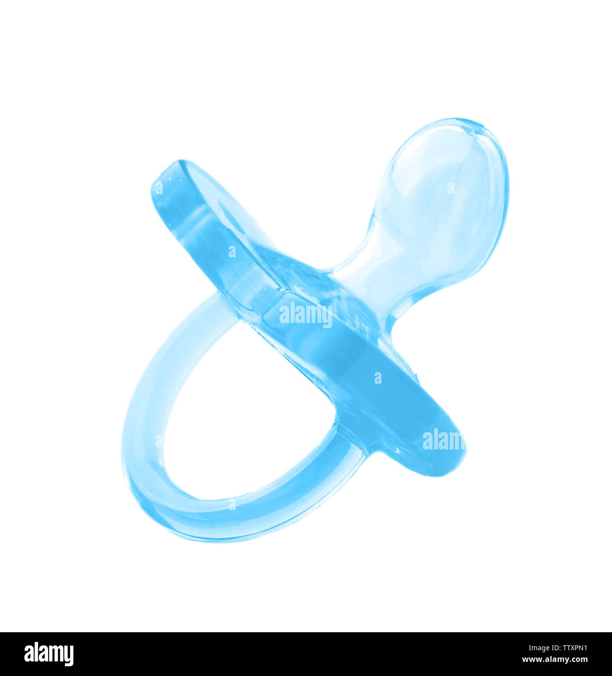 Baby pacifier on white background Stock Photo - Alamy