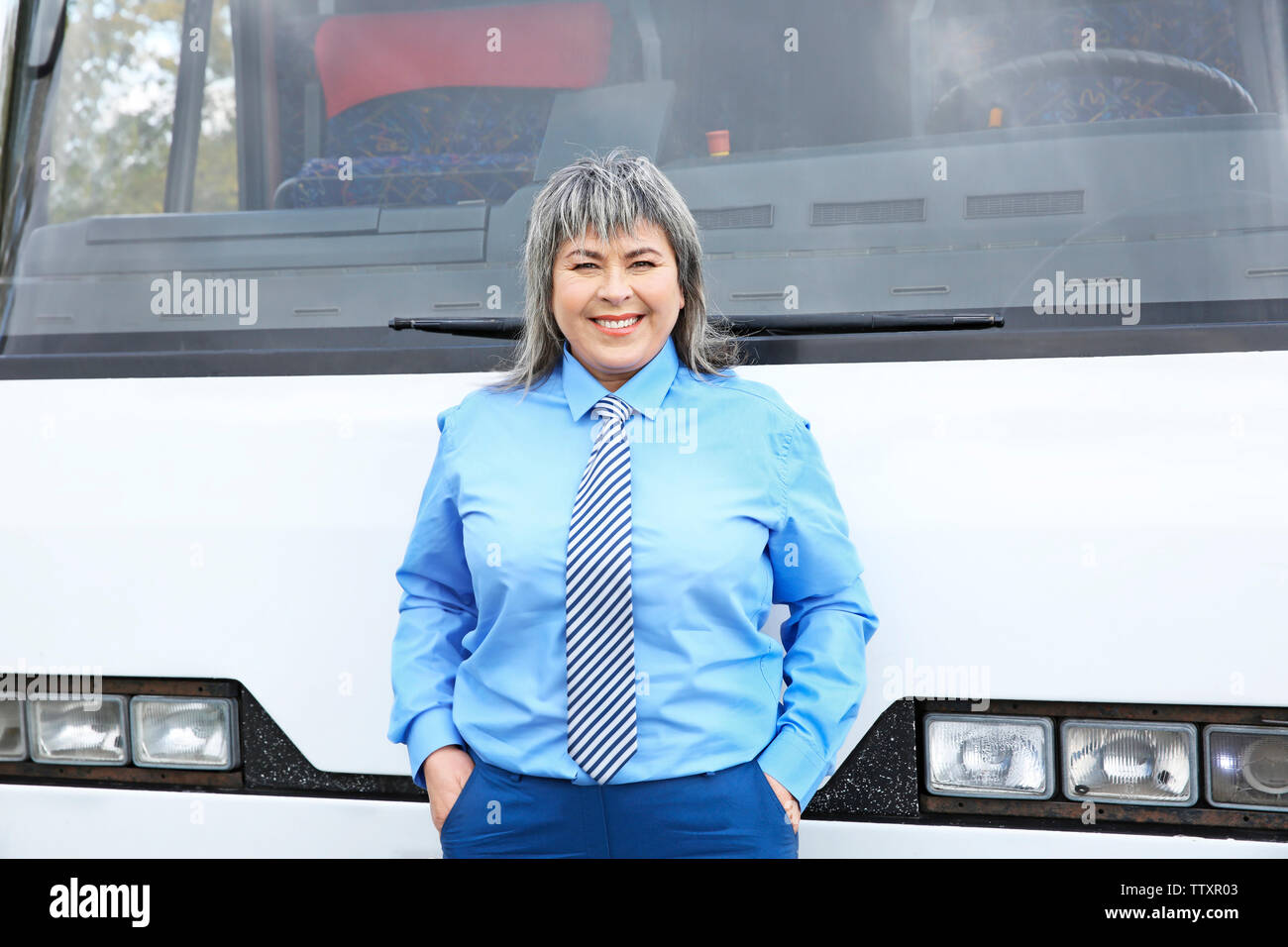 Page 3 - Female Bus Driver And Bus High Resolution Stock Photography ...