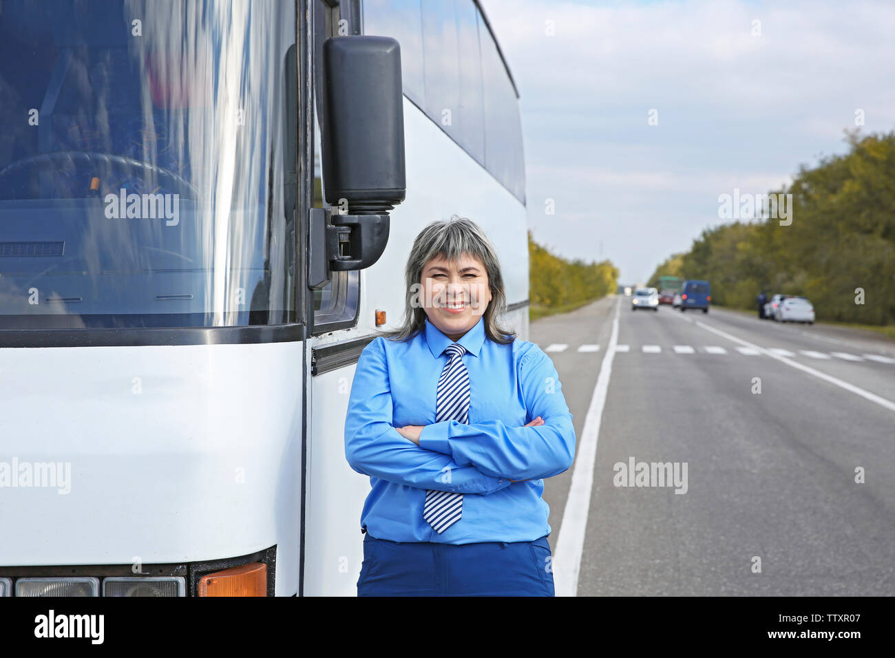 Page 3 - Female Bus Driver And Bus High Resolution Stock Photography ...