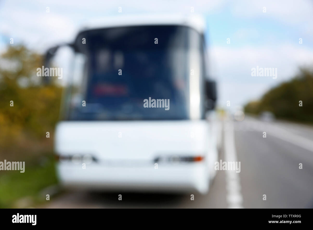 Blurred view of local bus hi-res stock photography and images - Alamy