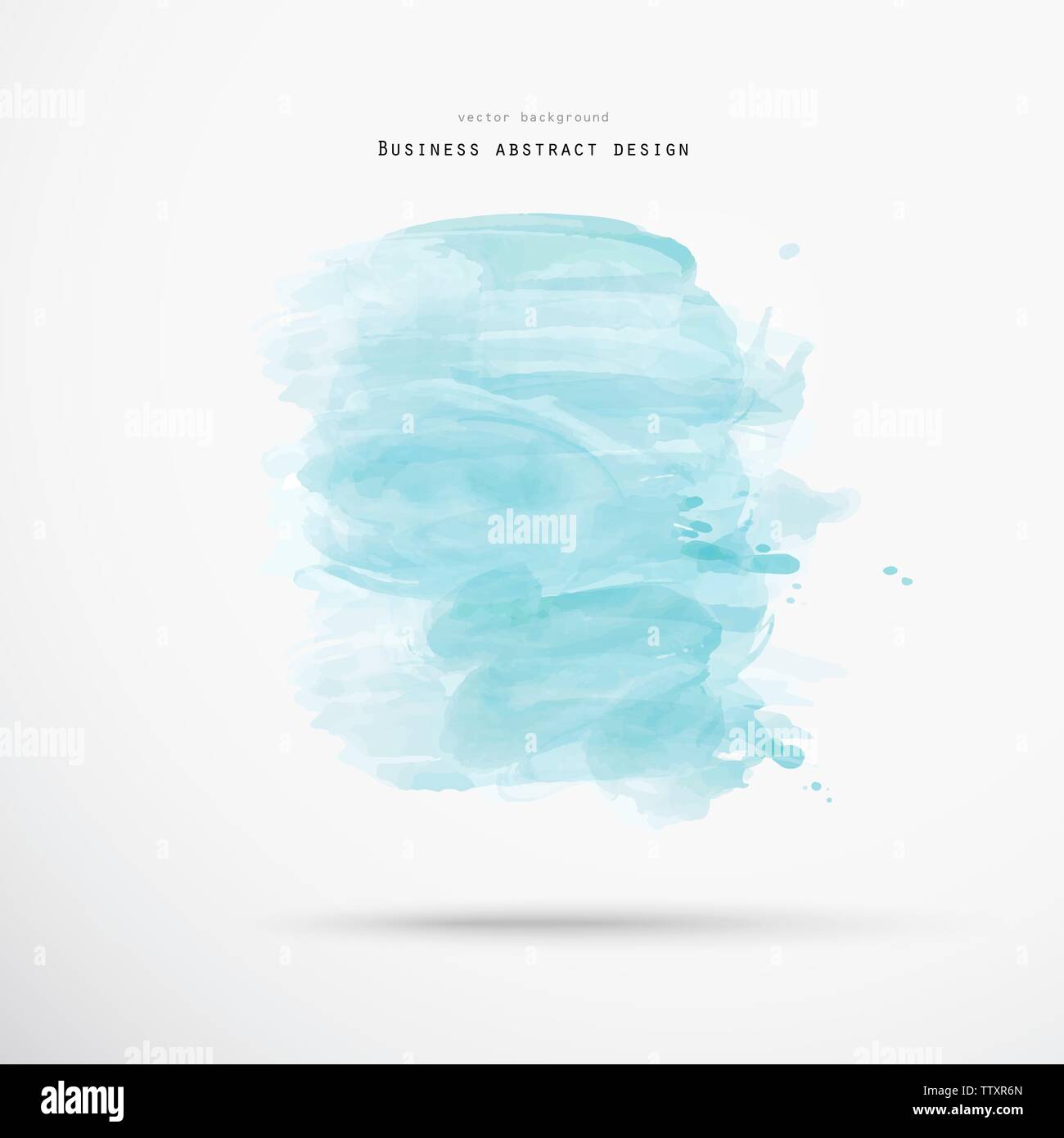 Vector Watercolor Background Abstract Watercolor Hand Drawn Stain