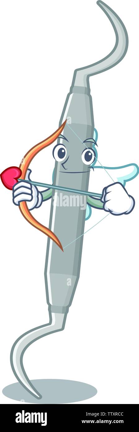 Cupid dental pick isolated with the cartoon Stock Vector Image & Art ...