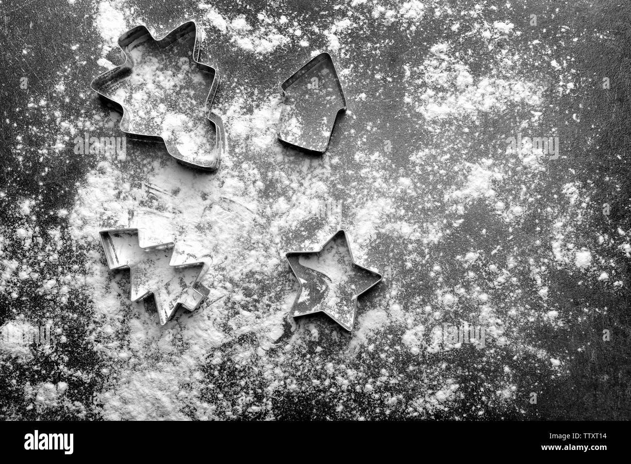 Cookie cutters Black and White Stock Photos & Images - Alamy