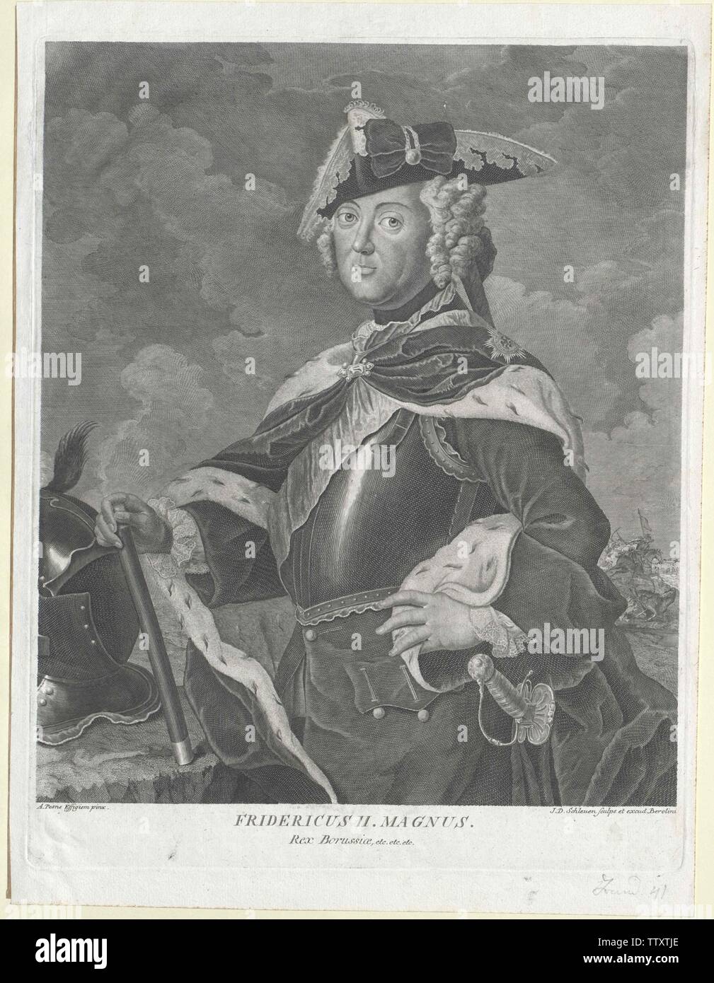 Frederick II, King of Prussia, Additional-Rights-Clearance-Info-Not ...