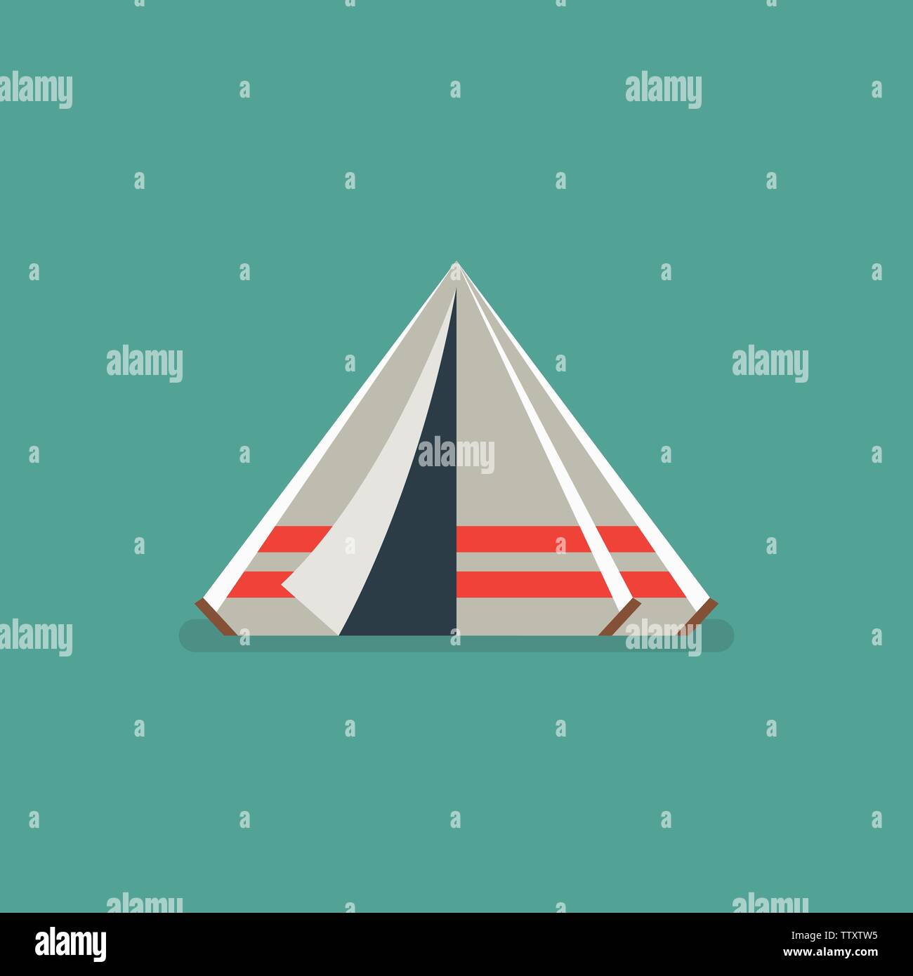 Tent forest Stock Vector Images - Alamy