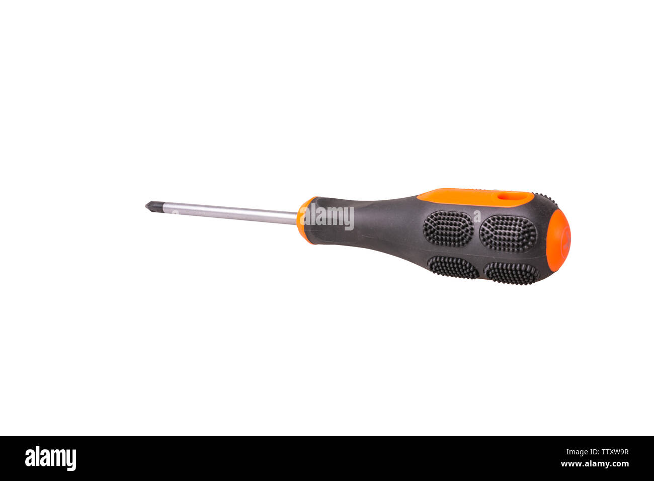 Old screwdriver on white Stock Photo - Alamy