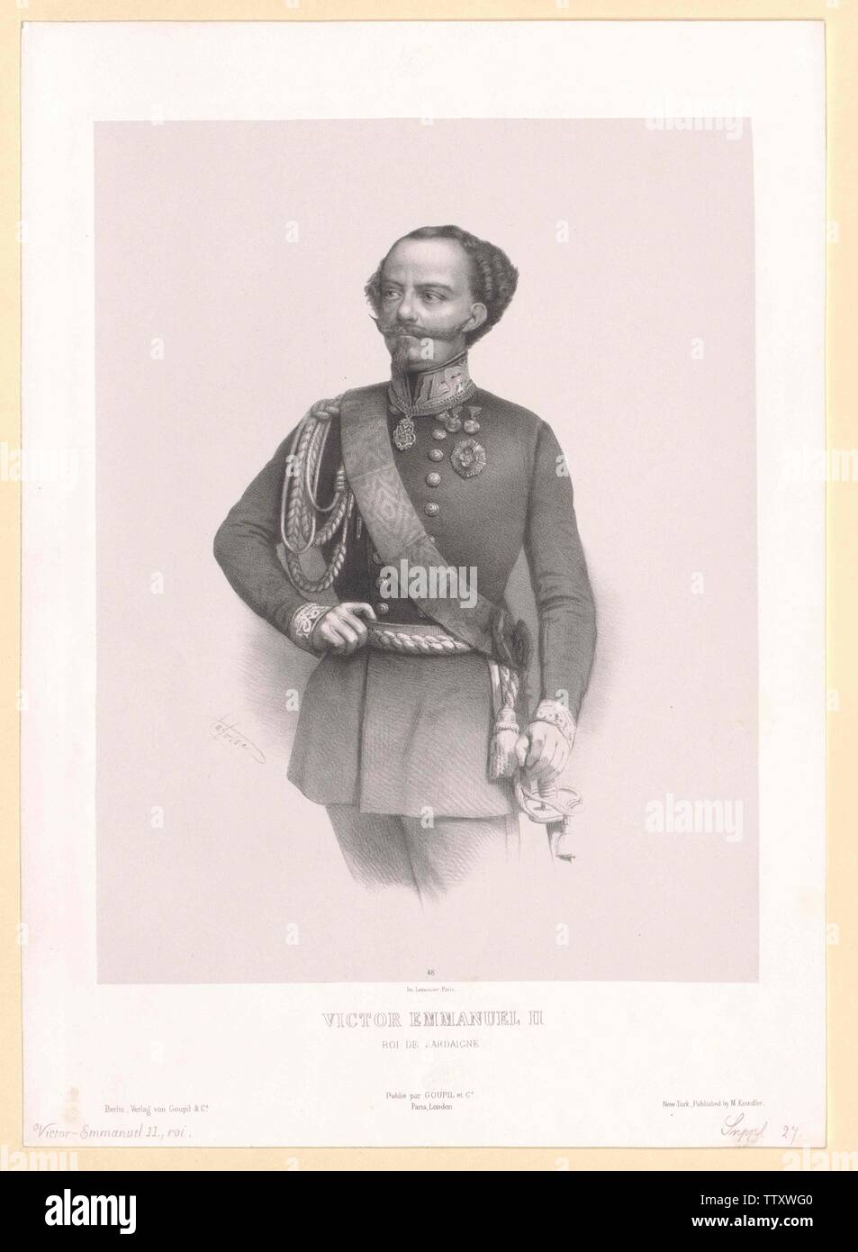 King victor immanuel ii hi-res stock photography and images - Alamy