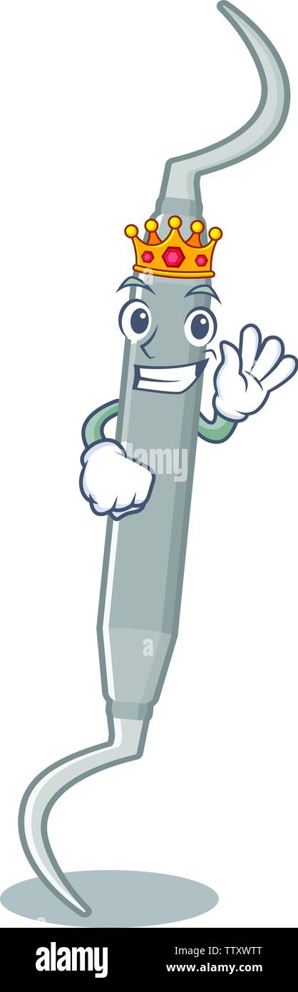 King dental pick in a cartoon basket Stock Vector Image & Art - Alamy