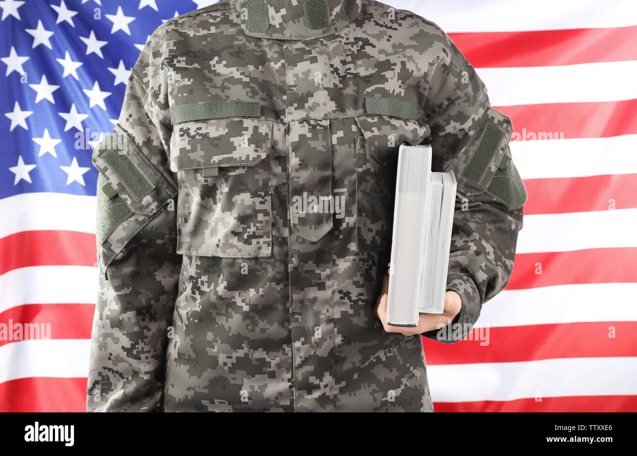 Military education concept books hi-res stock photography and images ...