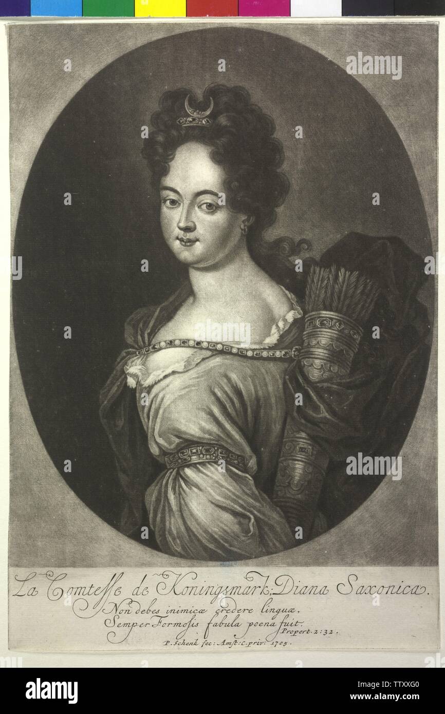 Koenigsmarck, Maria Aurora countess, Additional-Rights-Clearance-Info ...