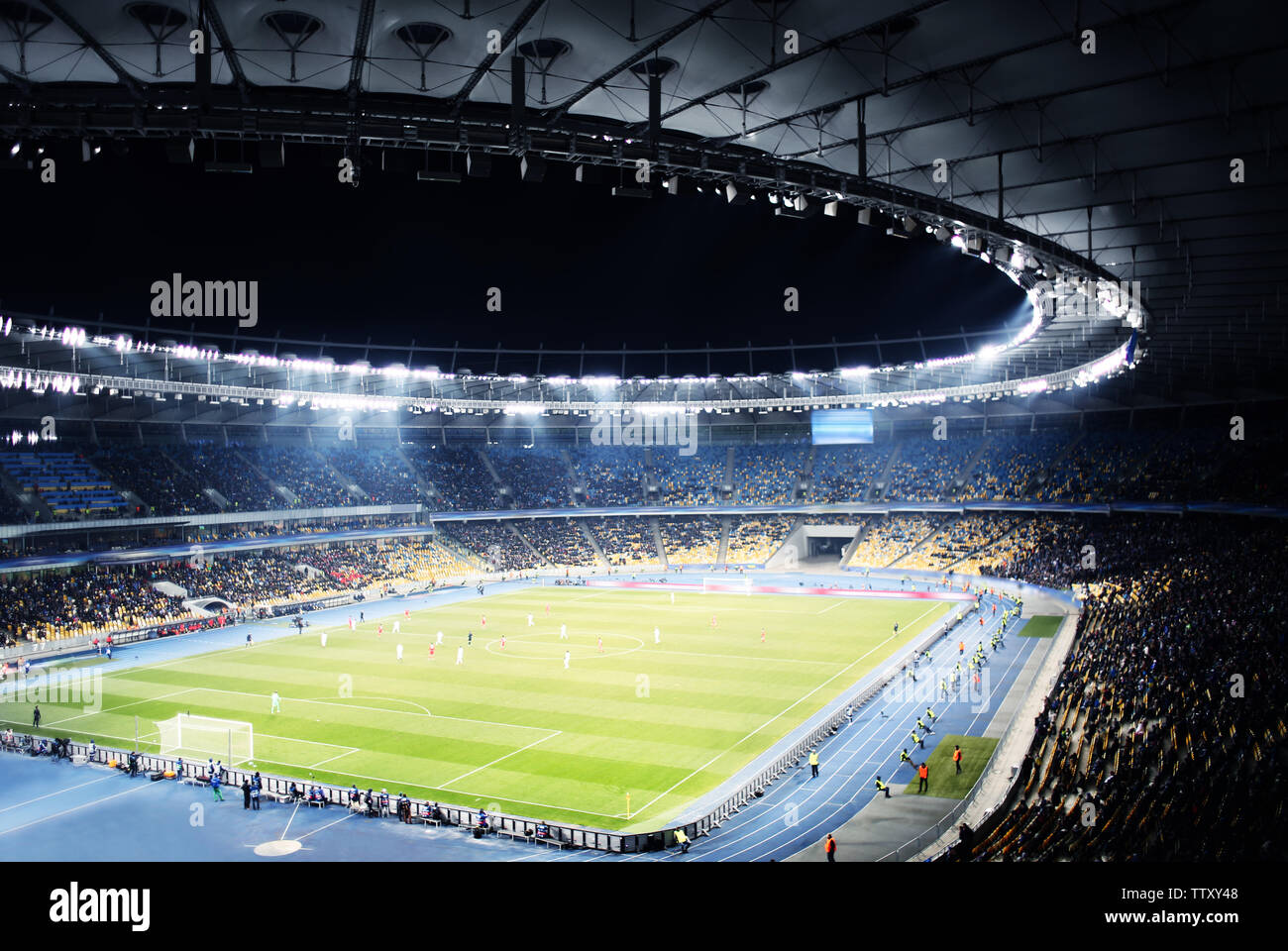 Stadium panoramic view spectators hi-res stock photography and images ...