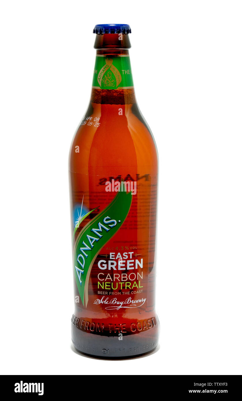 Adnams East Green Beer Bottle Stock Photo - Alamy