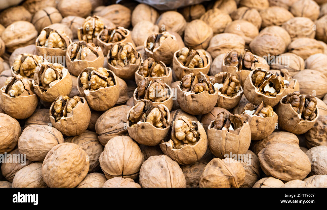 Local specialty thin-skinned walnuts Stock Photo - Alamy