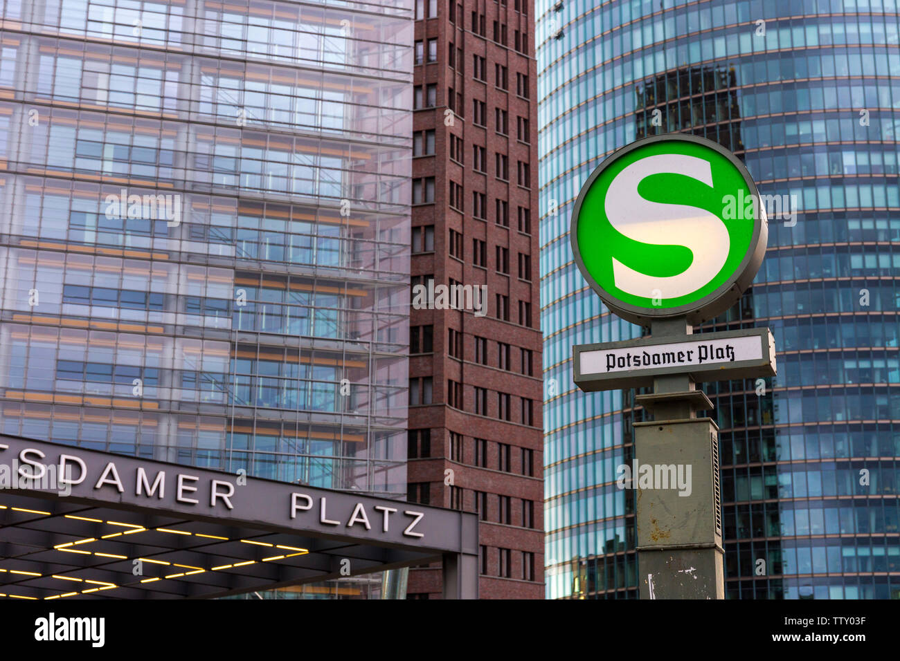 Postdamer platz tower hi-res stock photography and images - Alamy