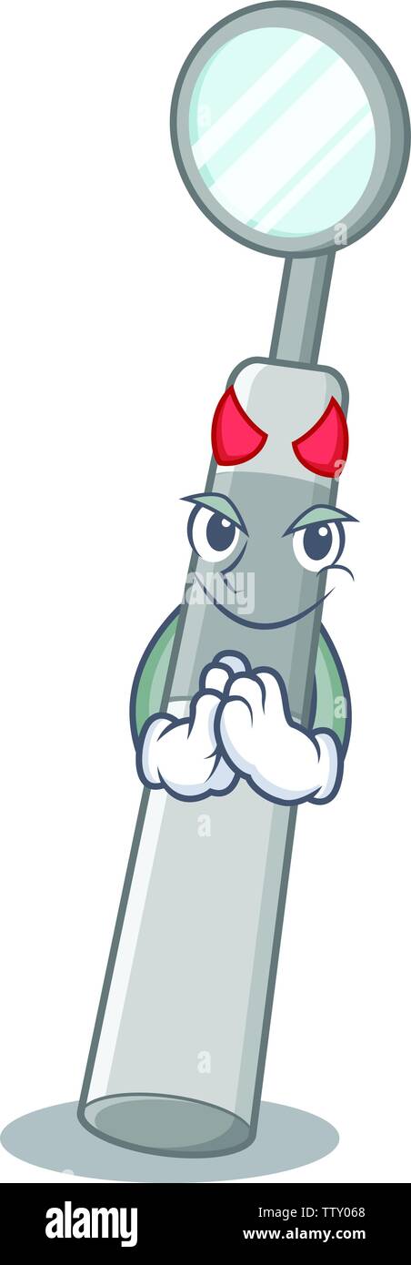 Devil dental mirror isolated in the character Stock Vector Image & Art ...