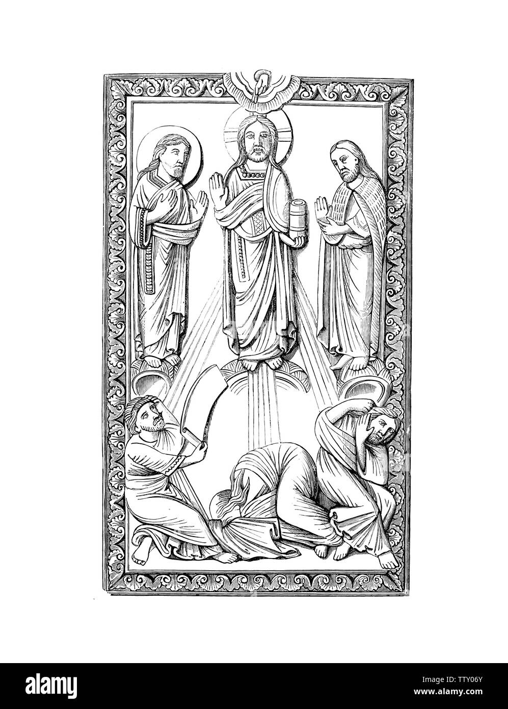The transfiguration of jesus Black and White Stock Photos & Images - Alamy