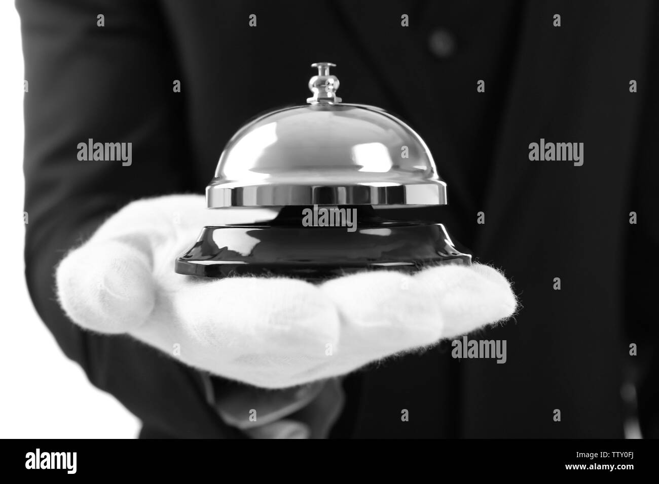 Restaurant signal waiter Black and White Stock Photos & Images - Alamy