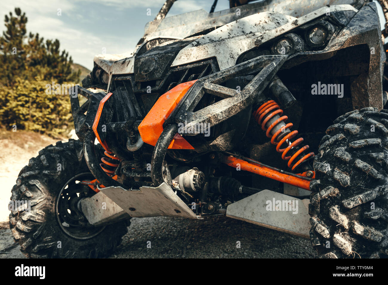 Quad biking close up hi-res stock photography and images - Alamy