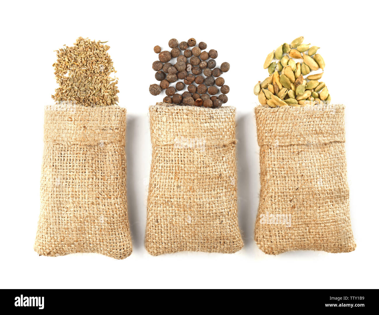 Sack of herbs Cut Out Stock Images & Pictures - Alamy