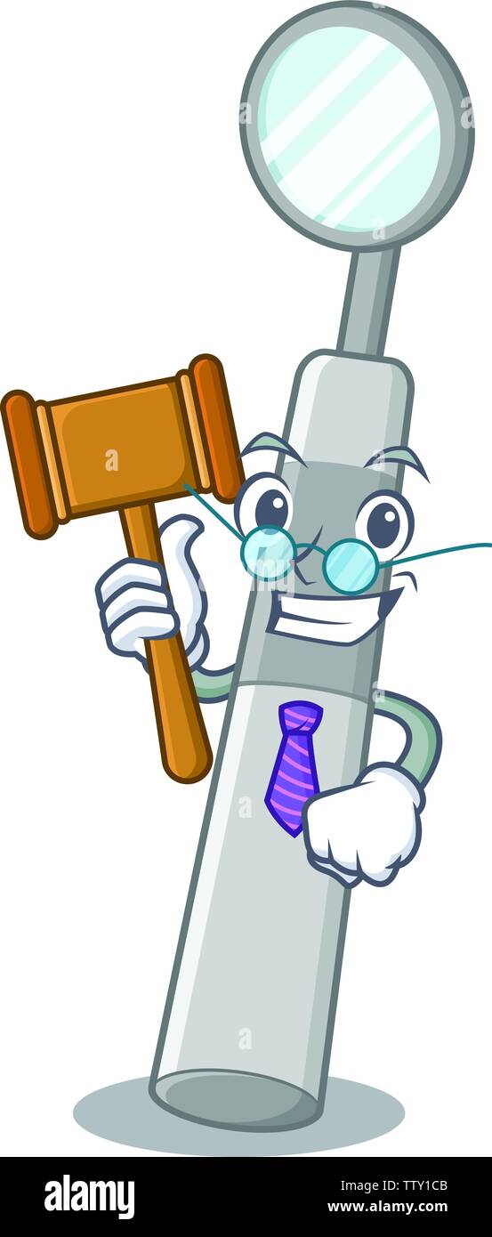 Judge dental mirror in a cartoon basket Stock Vector Image & Art - Alamy