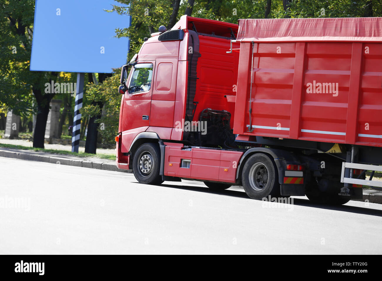 Back Side View Lorry High Resolution Stock Photography and Images - Alamy