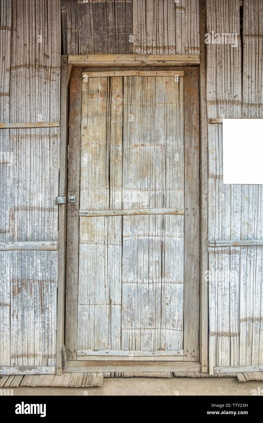 Bamboo house door wall hi-res stock photography and images - Alamy
