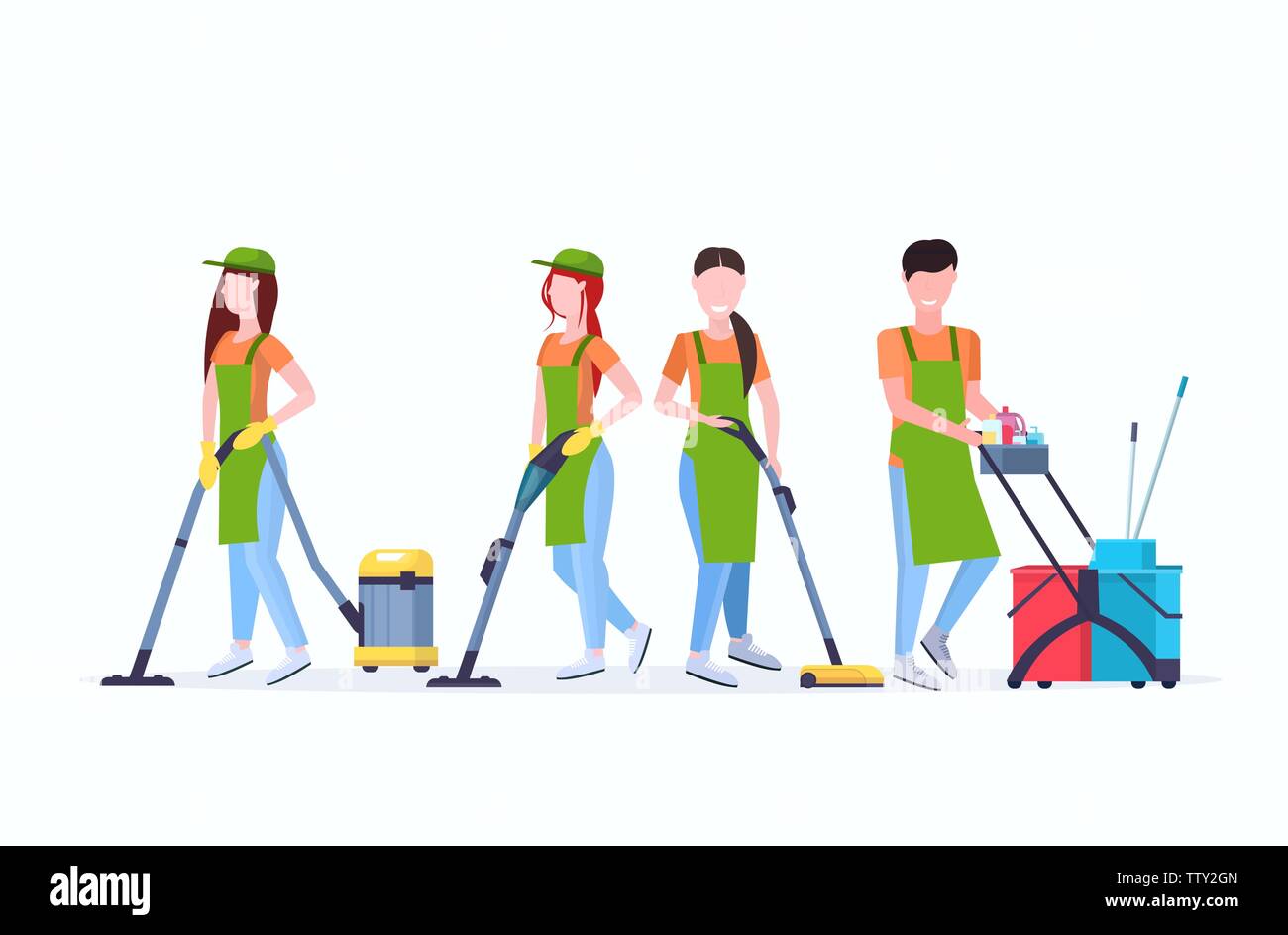 Dust cart cleaner hi-res stock photography and images - Alamy