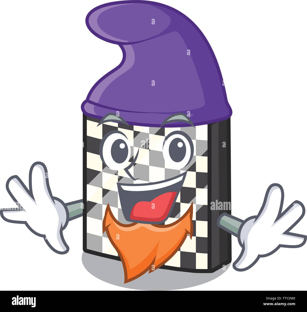 Elf chessboard with in the a mascot Stock Vector Image & Art - Alamy