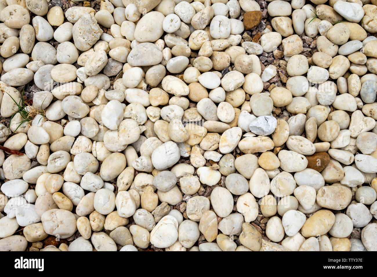 Natural round pebbles stone pattern background Stock Photo - Alamy