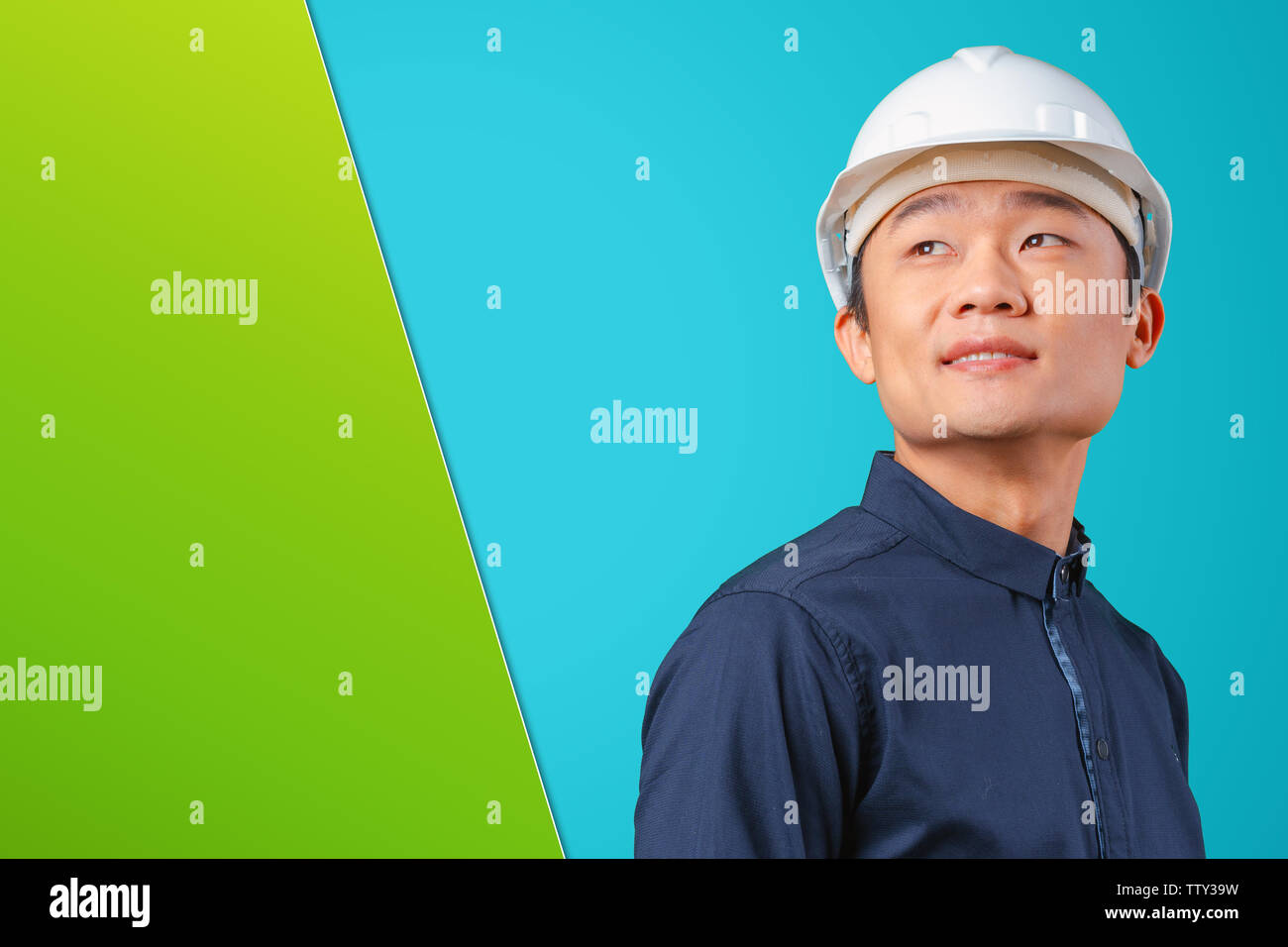 Handsome young asian man architect Stock Photo - Alamy